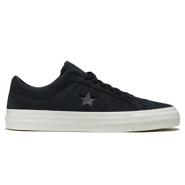 Converse CONS One Star Pro Nubuck Black/Egret - Orchard Skateshop