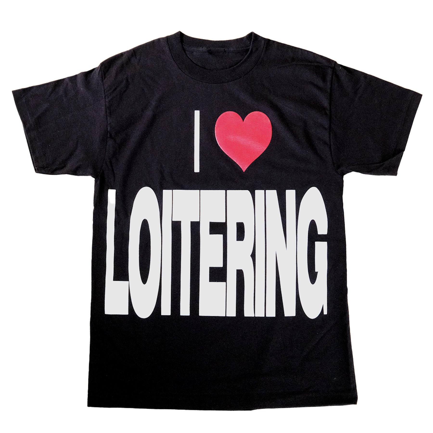 Genesis I love Loitering Tee Black - Orchard Skateshop