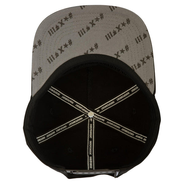 Independent Exclamation Snapback Hat Black - Orchard Skateshop