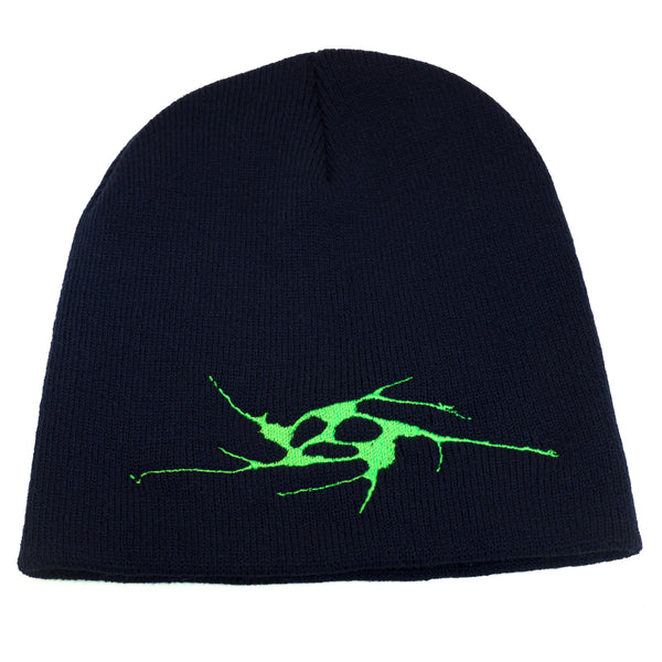 Limosine Spiral Skully Navy/Neon Green - Orchard Skateshop
