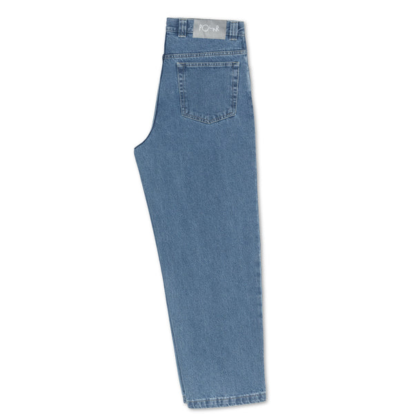 Polar Skate Co. 93! Pants Mid Blue 24 - Orchard Skateshop