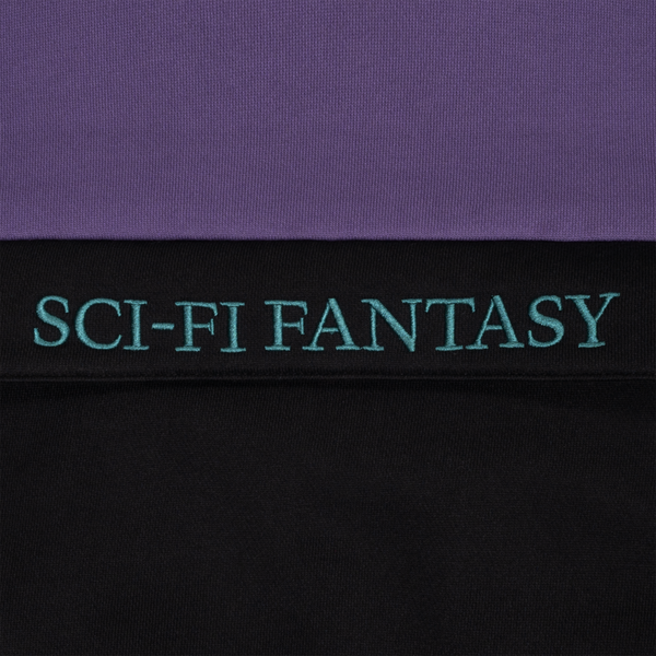 Sci-Fi Fantasy Colorblocked Hood Purple/Black - Orchard Skateshop