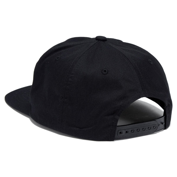 Thrasher Metal Snapback Hat Black - Orchard Skateshop